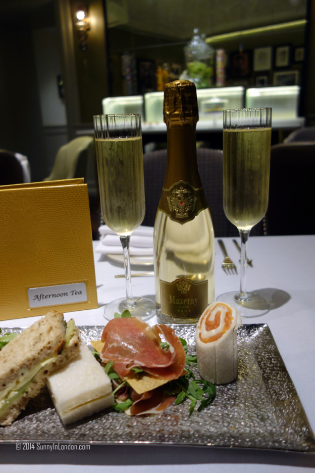 24 Karat Gold Afternoon Tea Menu and Giveaway! - Sunny in London