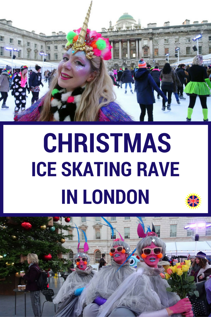 Ice Skating in London- Rave with Morning Gloryville - Sunny in London