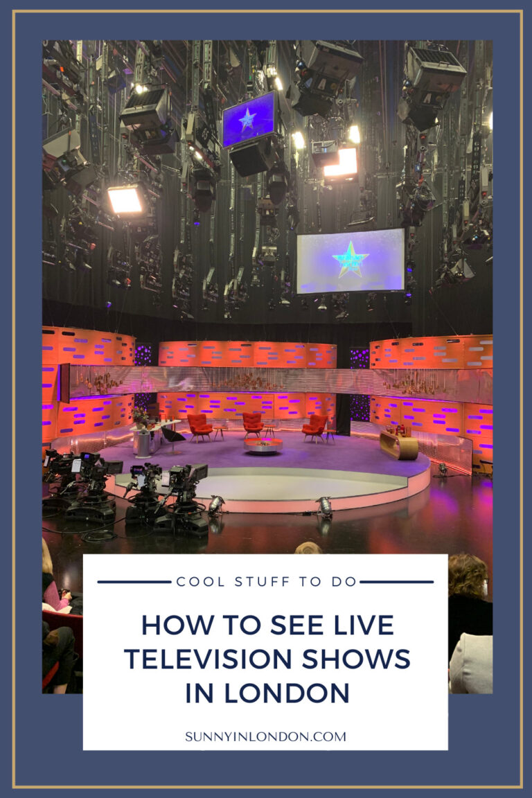How to See Live TV Shows in London- Get Audience Tickets - Sunny in London