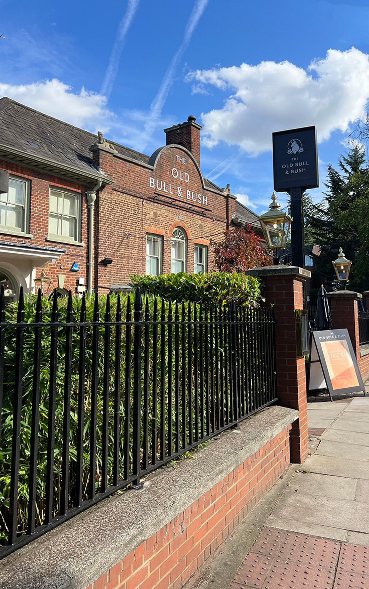 The Old Bull and Bush Pub Review - Sunny in London