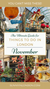 Things to Do in London in November - Sunny in London