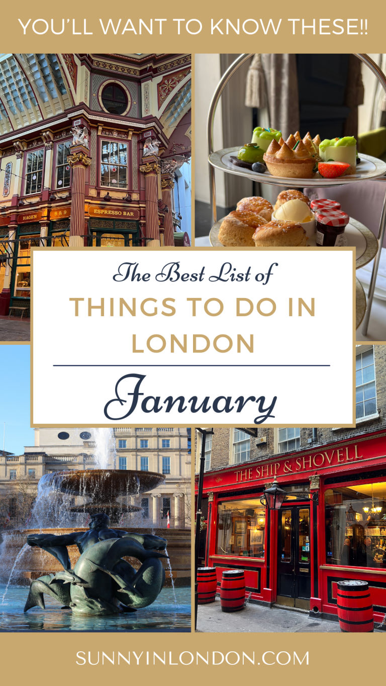 Things to Do in London in January - Sunny in London