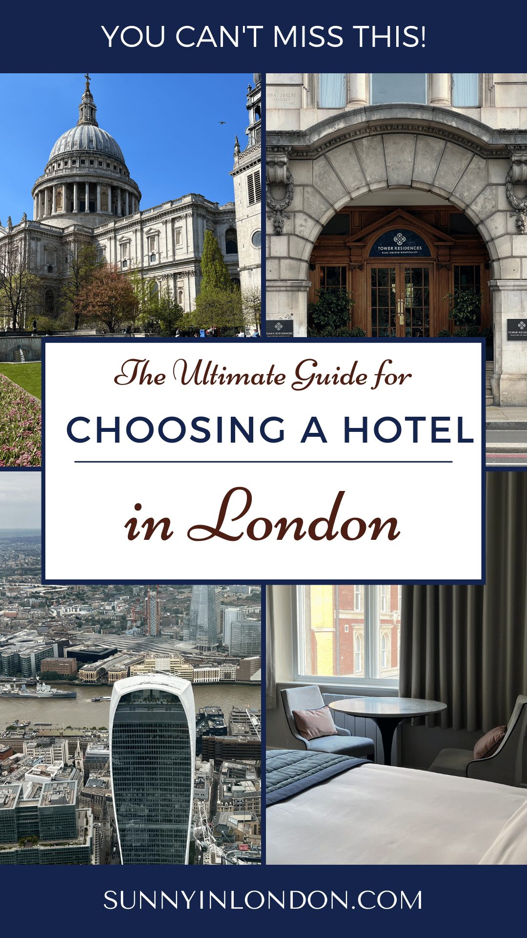 Travel Tips for Choosing a Hotel When Visiting London - Sunny in London