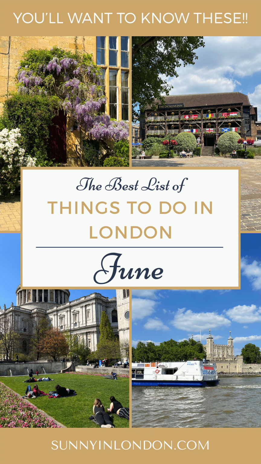 Things to Do in London in June - Sunny in London