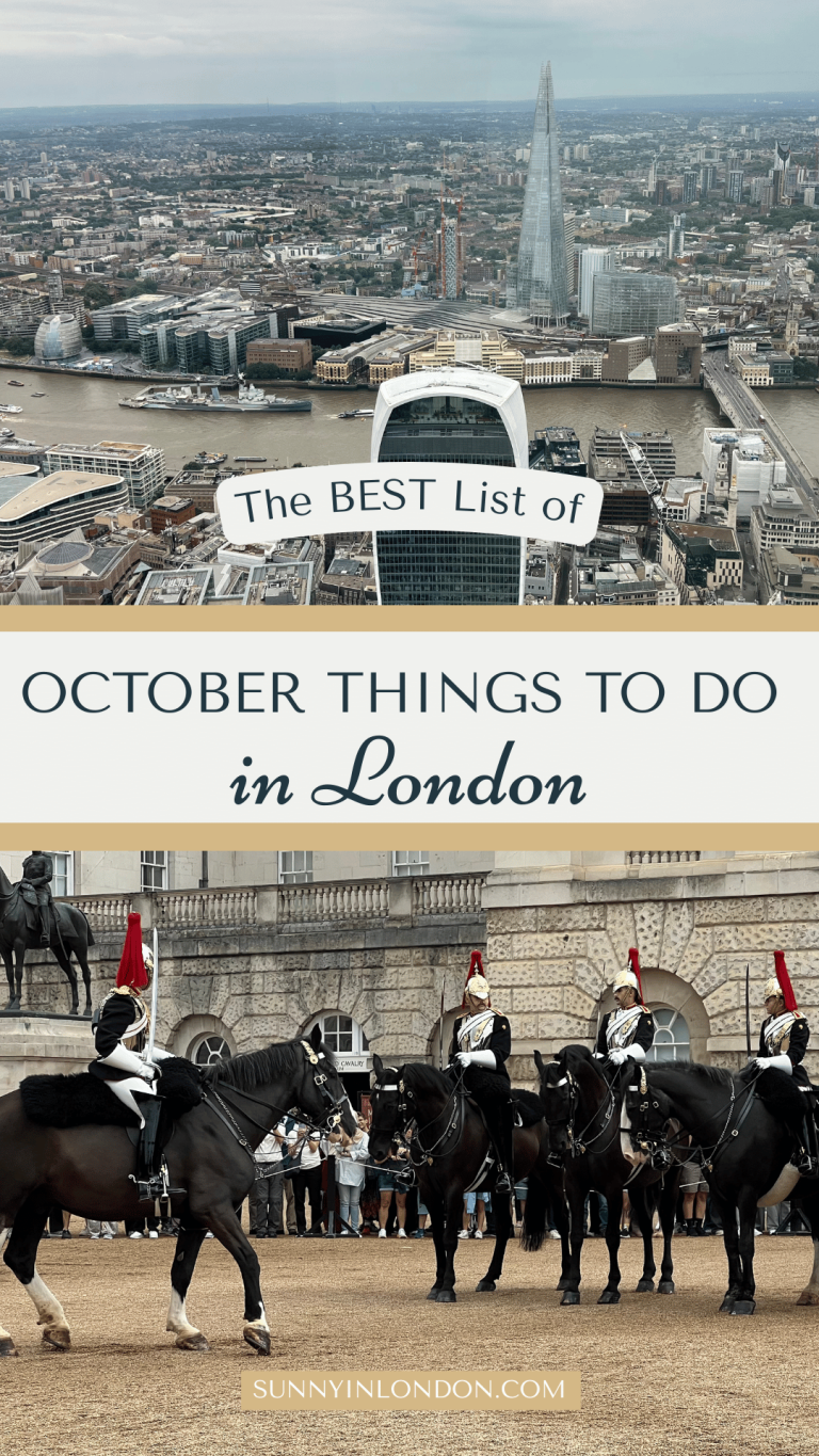 Things to Do in London in October - Sunny in London